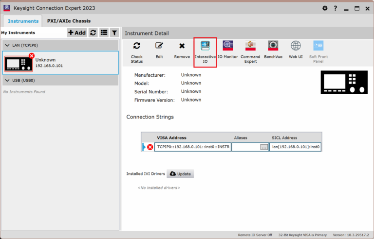 測定器をコマンド制御する方法【Keysight Connection Expert】