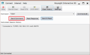 測定器をコマンド制御する方法【Keysight Connection Expert】